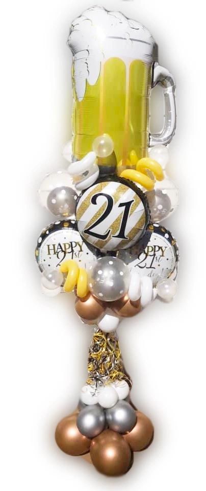 Beer balloon bouquet