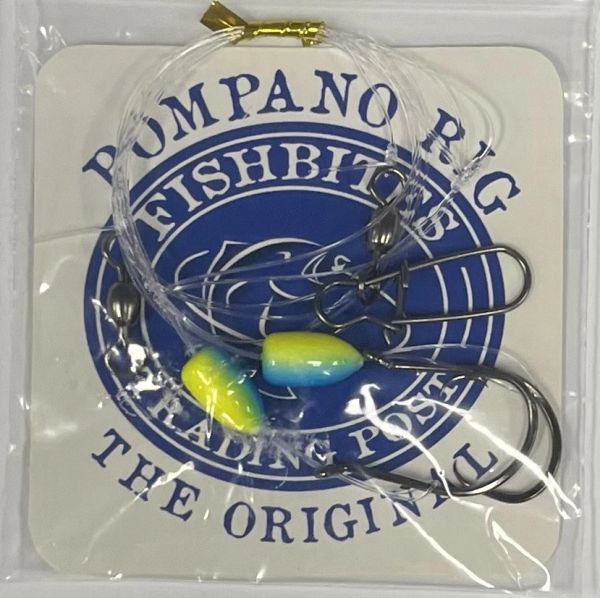 FTP Custom Blue/Yellow Pompano Rig