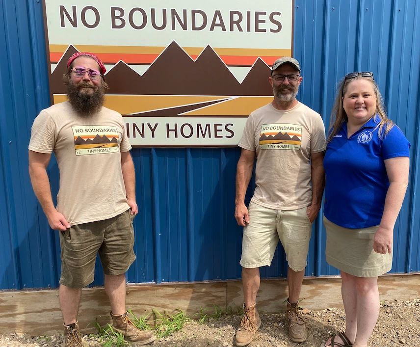 WI Assembly Rep. Jodi Emerson Visits No Boundaries Tiny Homes