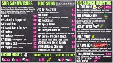 Atomic Cow - Ice Cream, Burgers and Fries, Sub Sandwiches