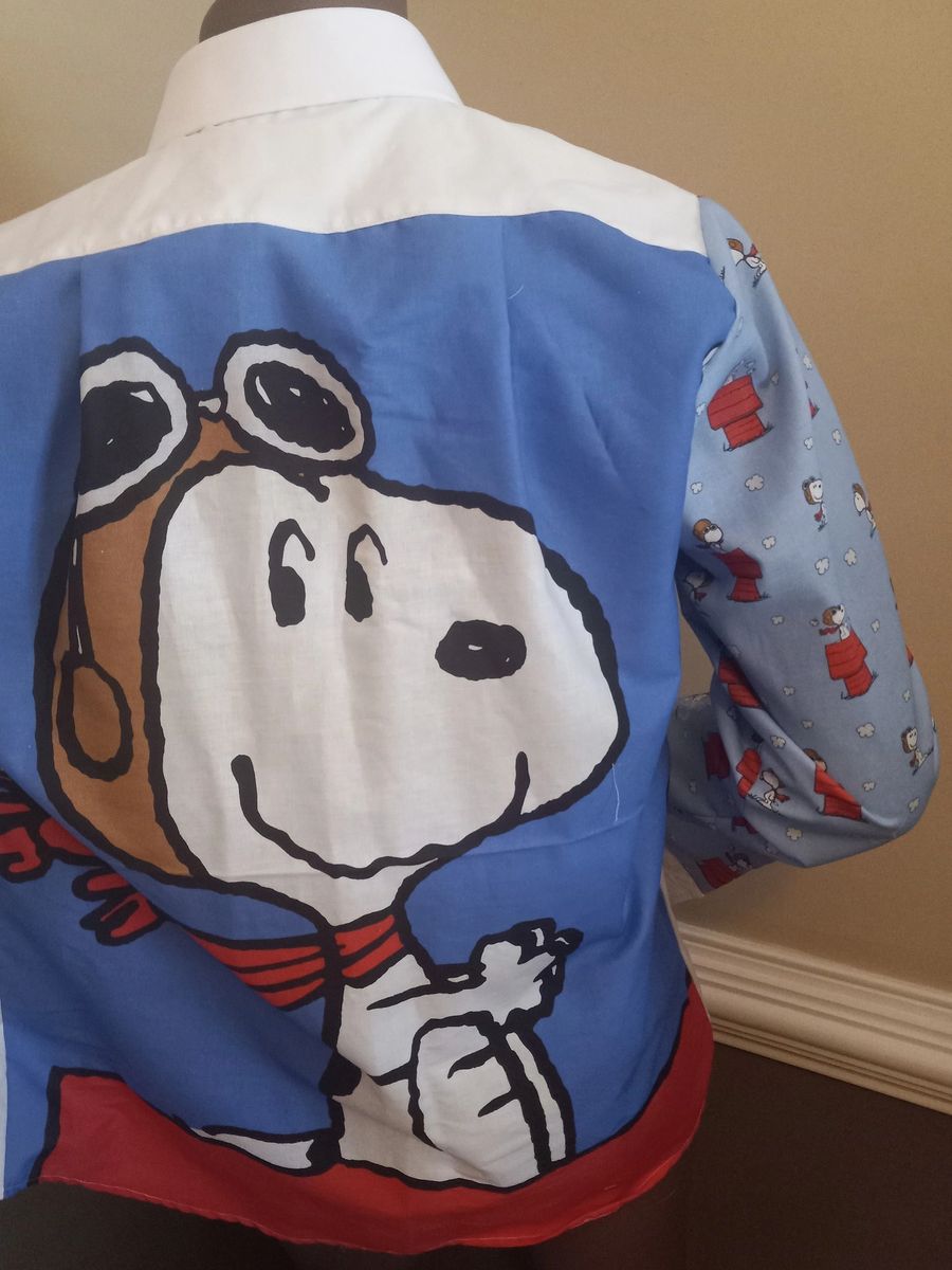 Snoopy Red Baron Back Panel