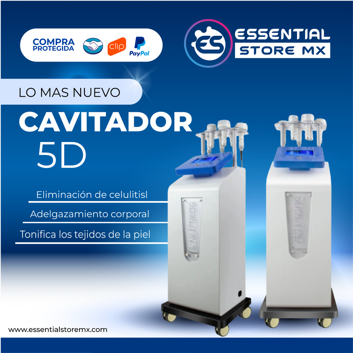 Cavitador 5D 6 en 1