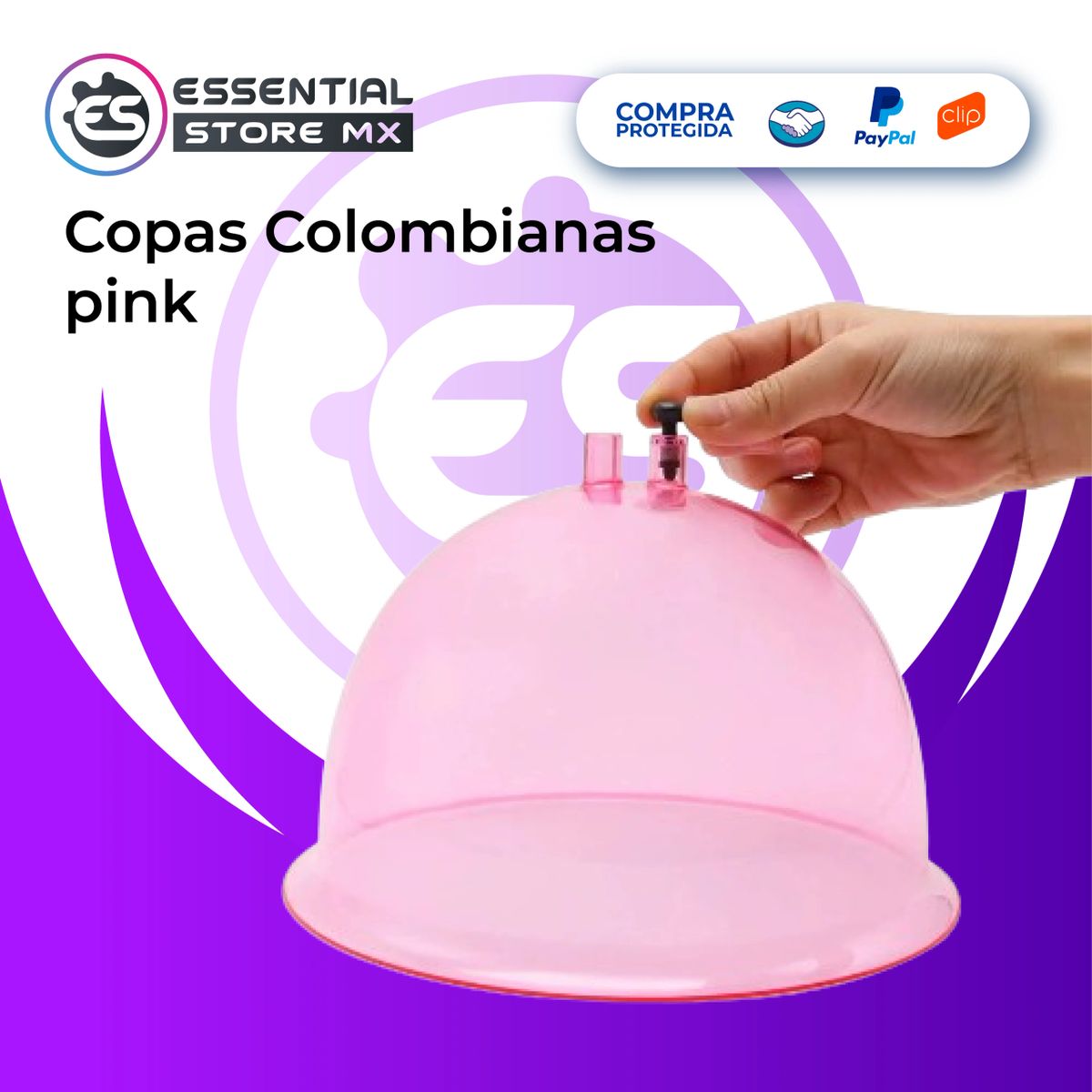 Copas Colombianas Pink (2 Unidades/Piezas)