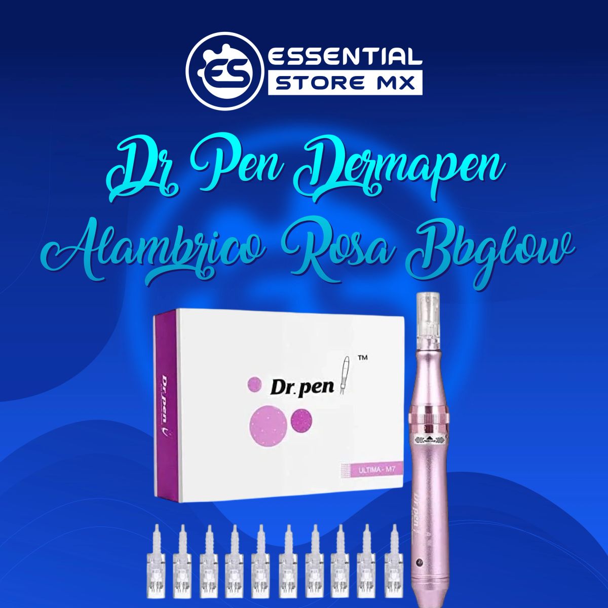 Dr Pen Dermapen Alambrico Rosa Bbglow
