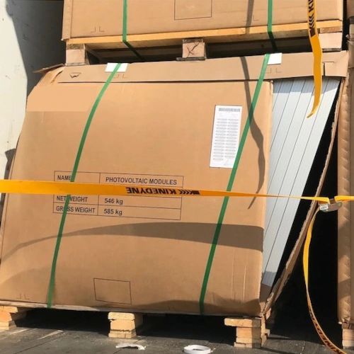 Securely Shipping Solar Panels with Dunnage Airbags