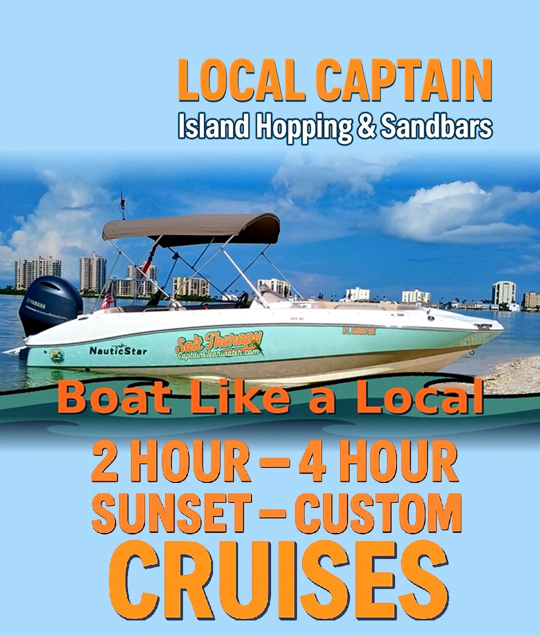 Clearwater Boat Tours & Private Charters | Captain Clearwater