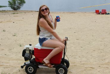 Crazy Coolers, LLC - Riding Coolers, Motorized Cooler Scooter