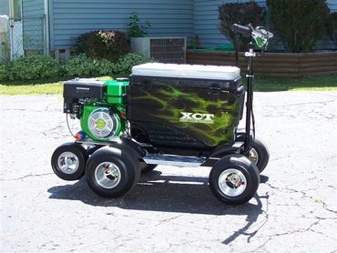 Crazy Coolers, LLC - Riding Coolers, Motorized Cooler Scooter