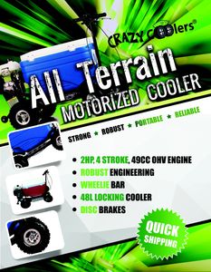Crazy Coolers, LLC - Motorized Coolers, Riding Coolers