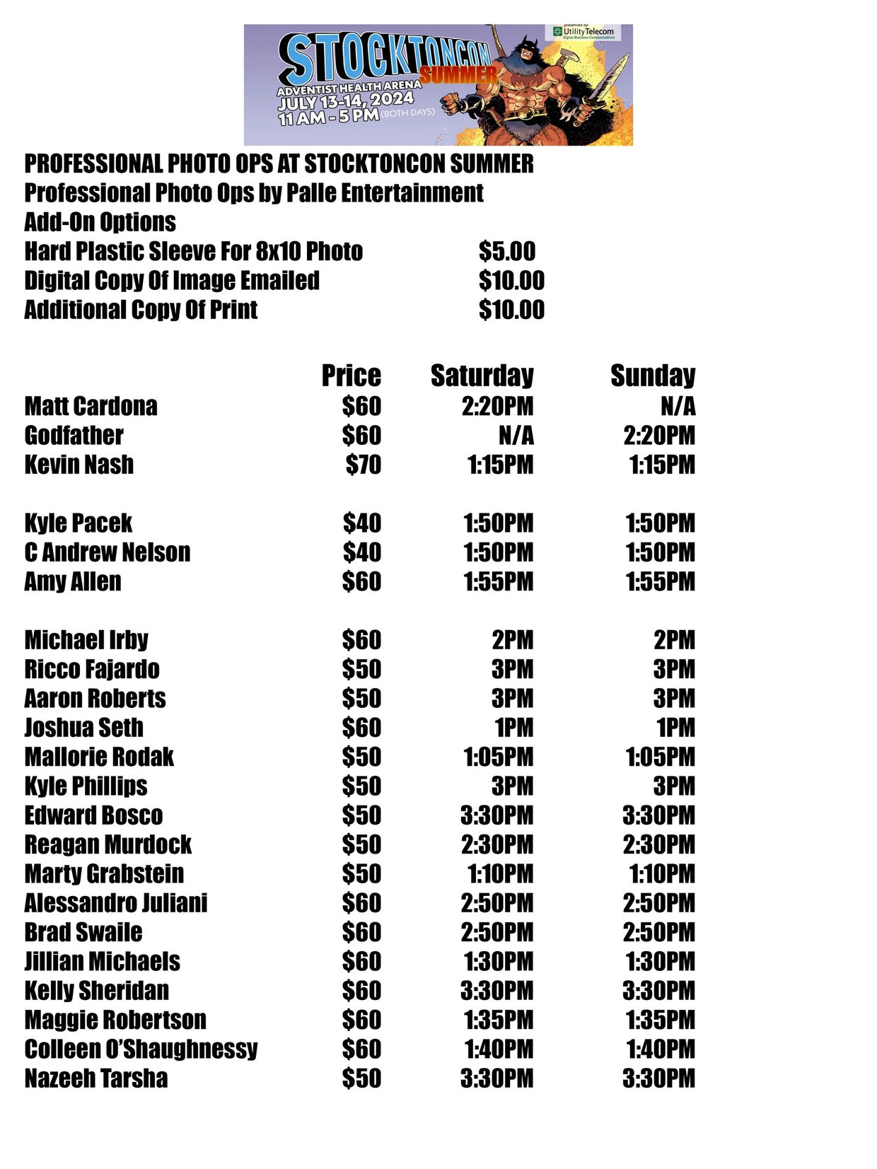 Professional Photo Ops