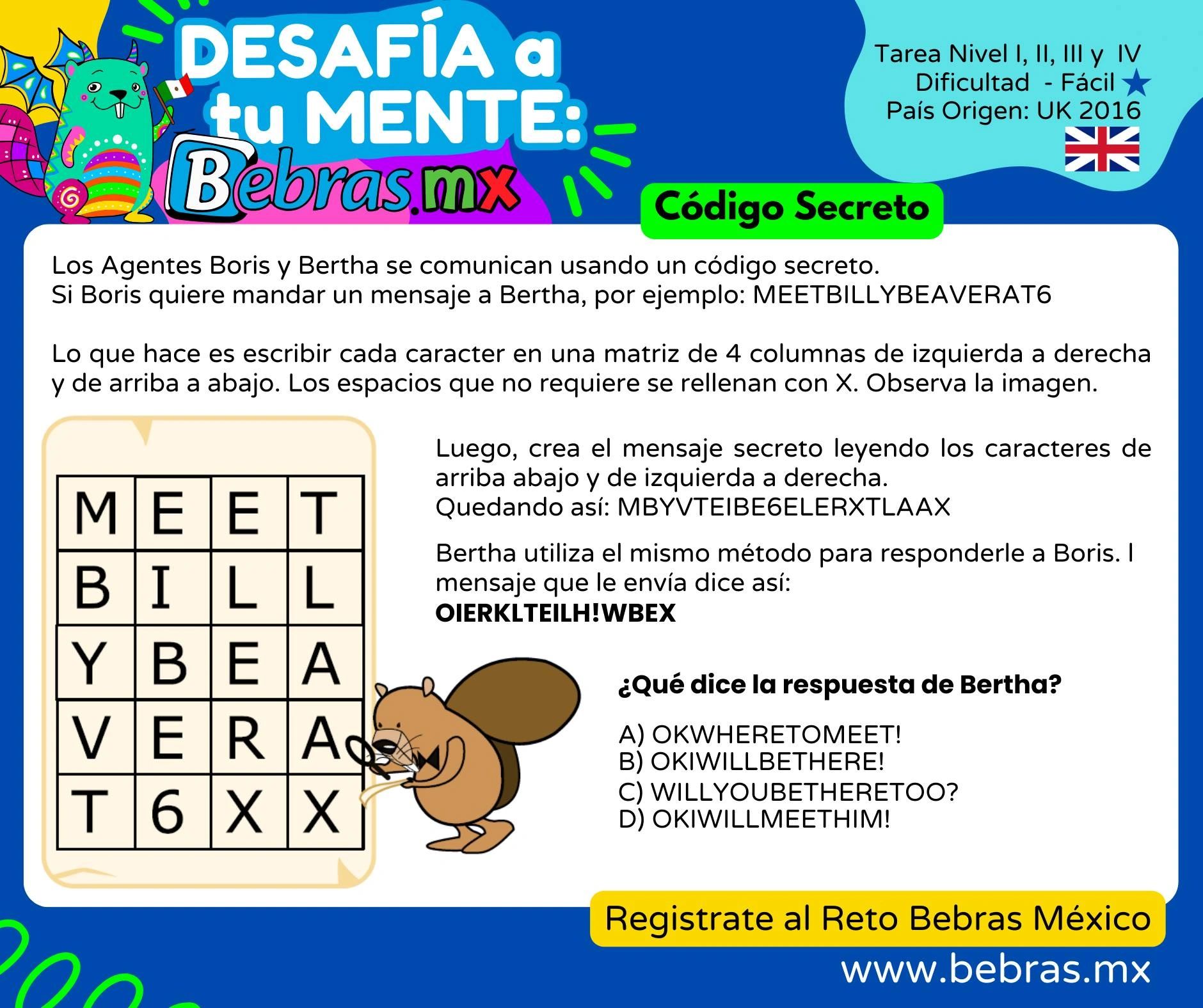 Código Secreto - Solución