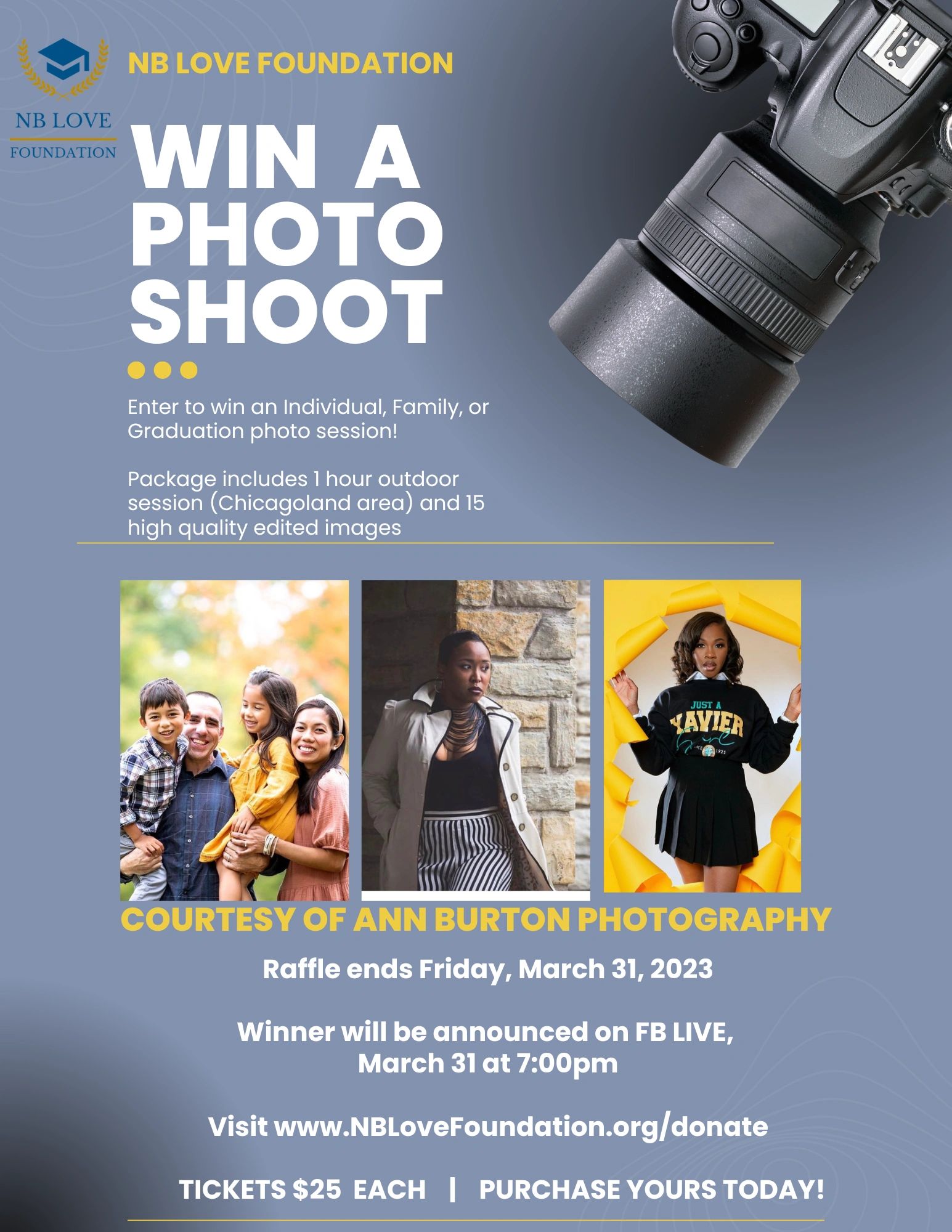Win A Photo Shoot Raffle