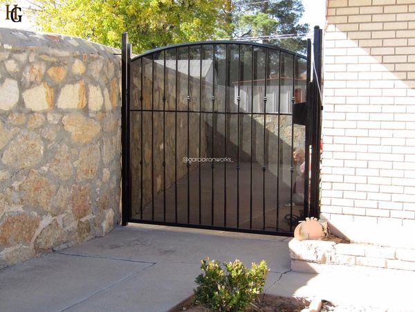 Wrought iron gate designs