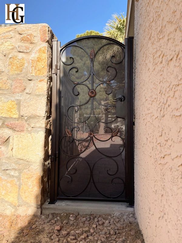 WROUGHT IRON GATE DESIGNS