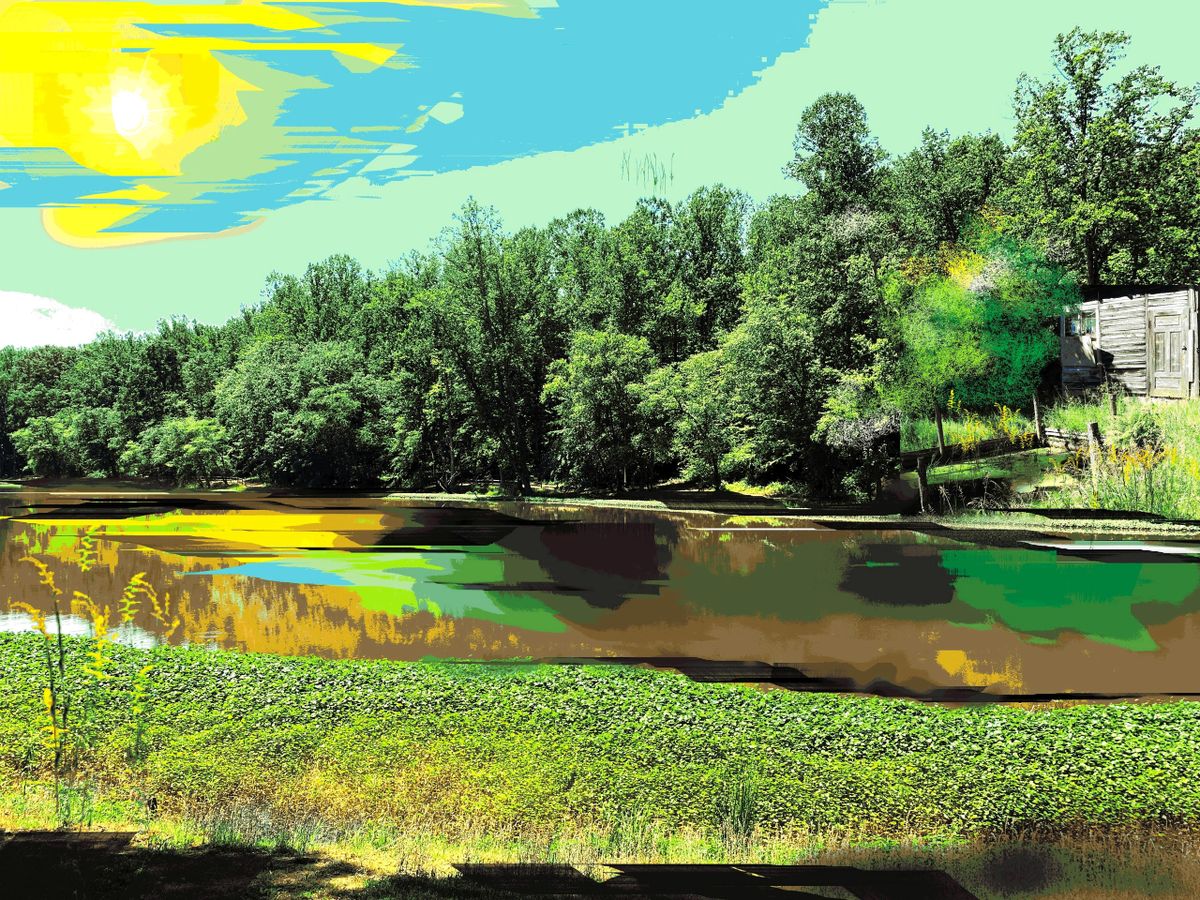 Cosca Park Posterized