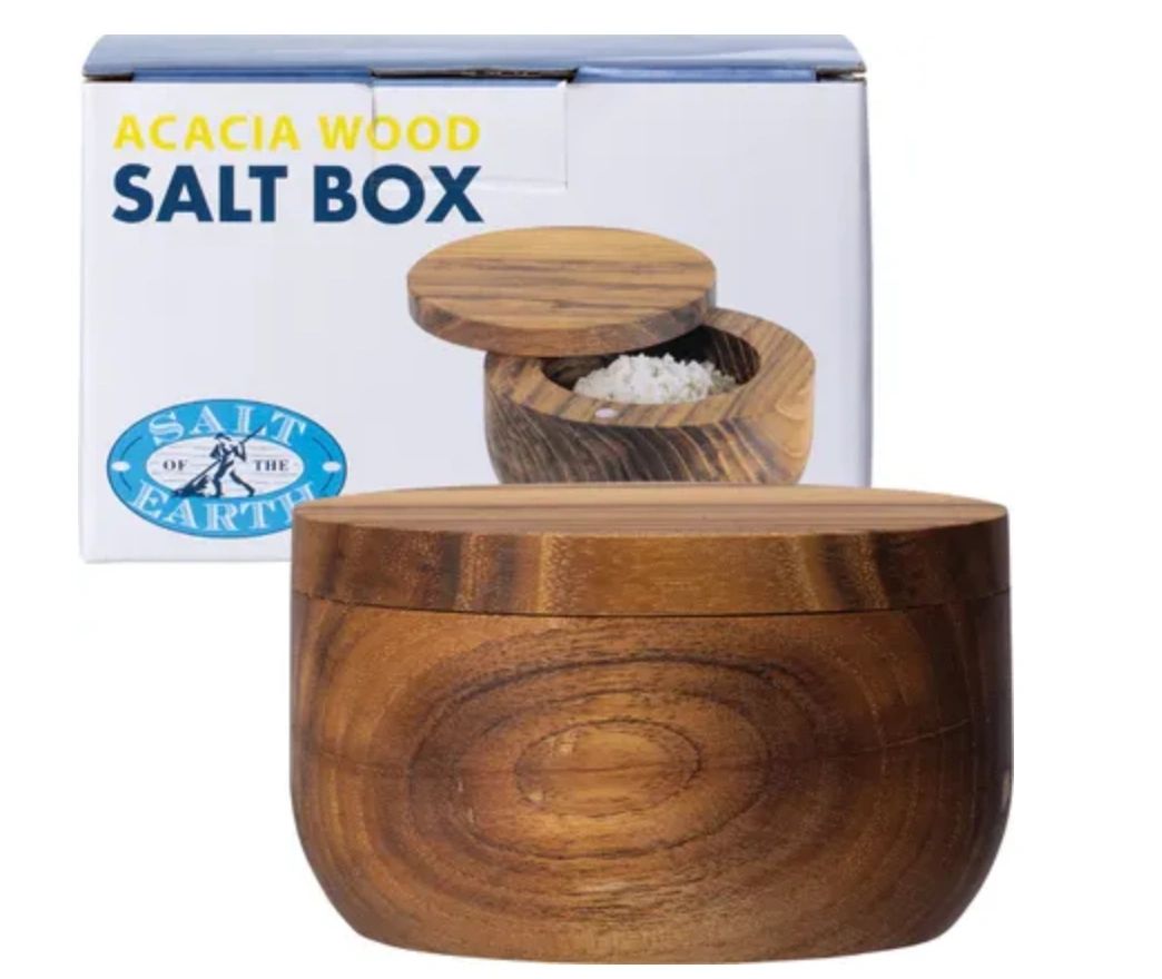 Salt of The Earth Acacia Salt Box