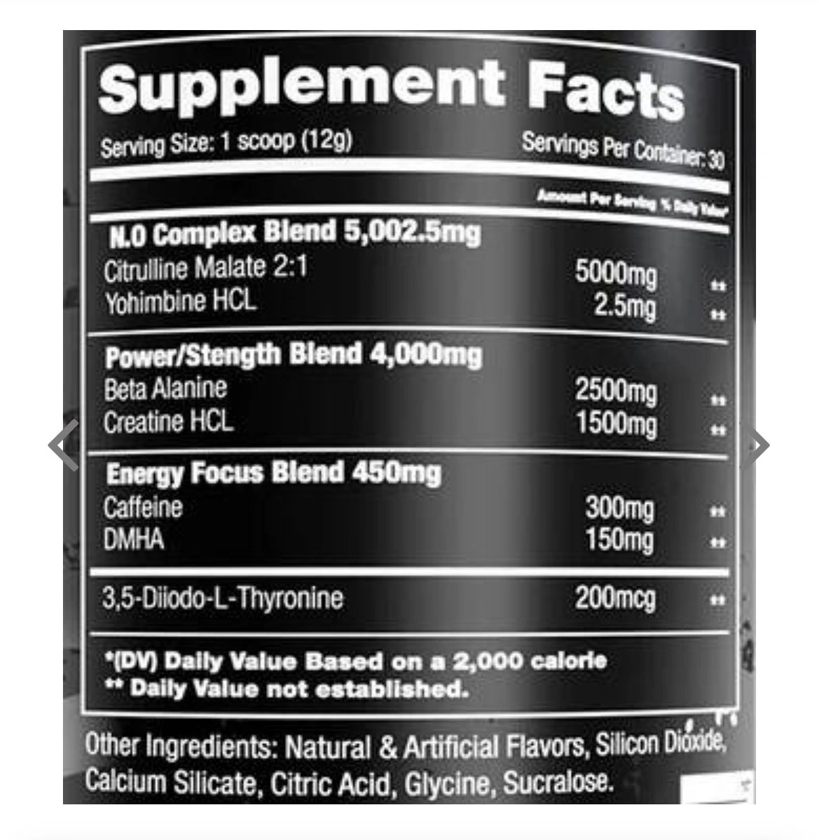 Rowdy Pre Workout from Freedom Formulations