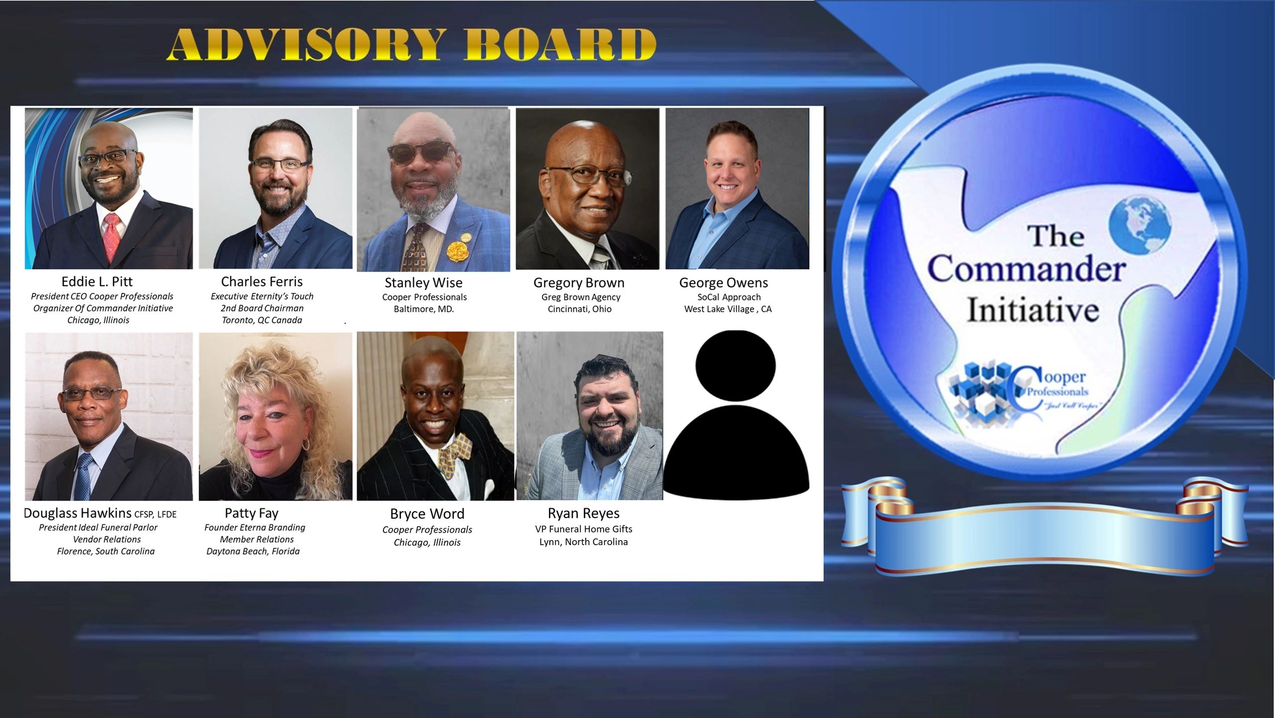 Commander Initiative Welcomes New Members to Its Advisory Board