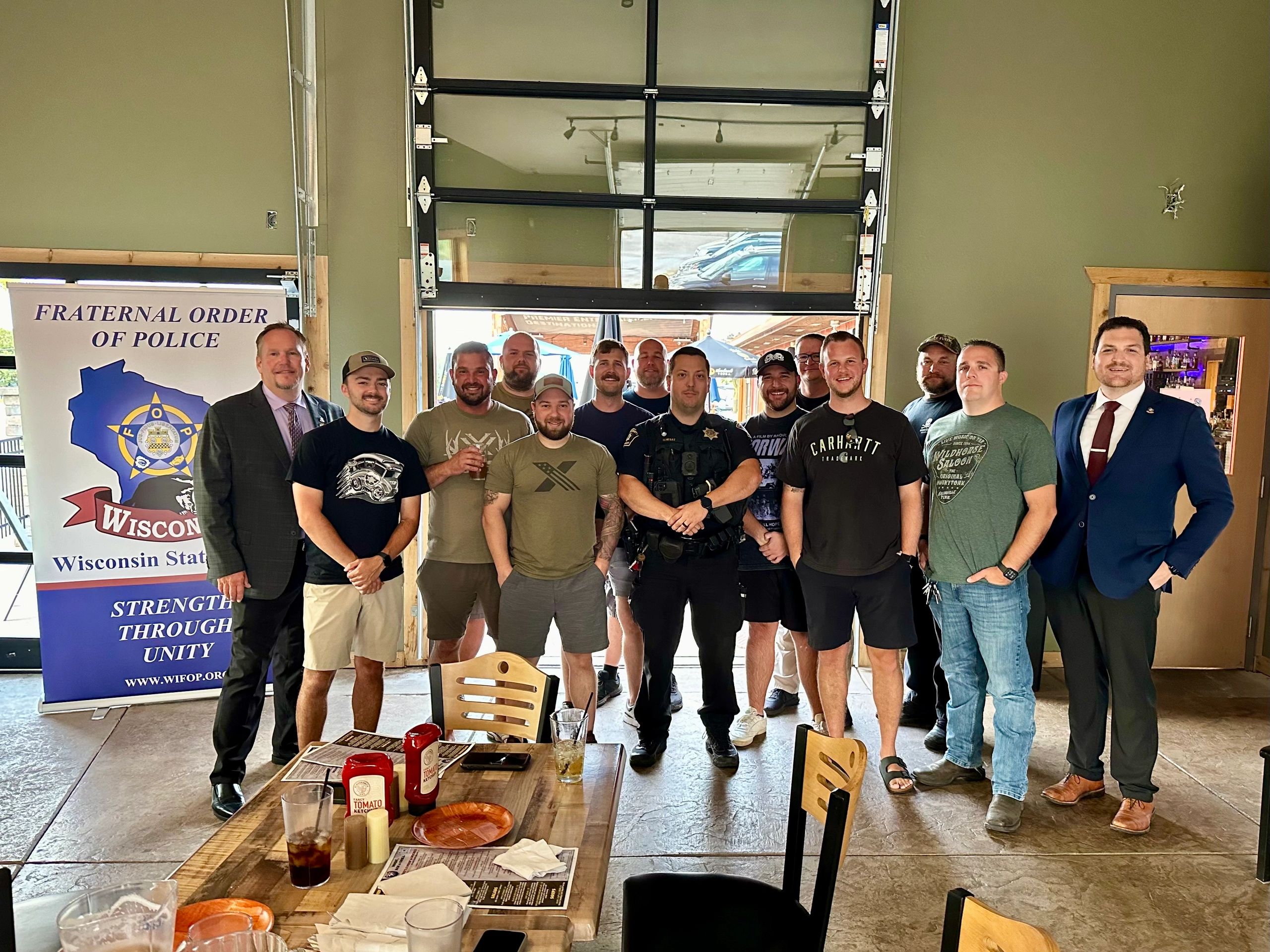 Welcoming Racine County Lodge #37 to the Wisconsin FOP