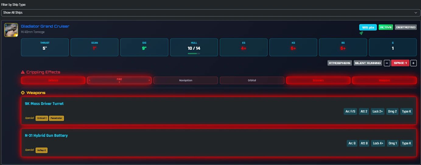 Dropfleet Commander - Fleet Builder Early Access