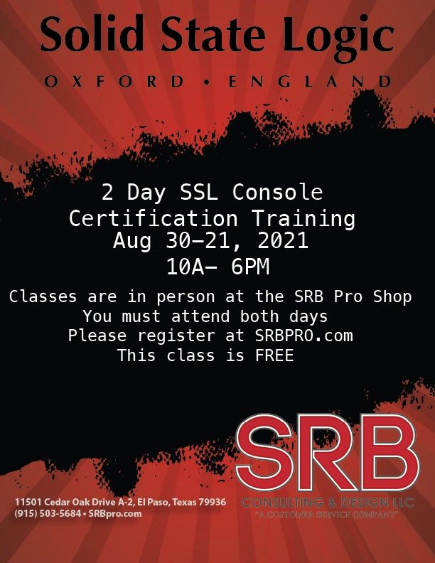 SRB Consulting & Design LLC - Audio Visual Equipment, Pro Audio