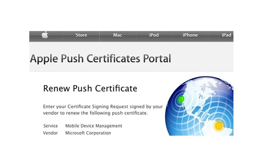 Renewal of Apple Push Notifications service (APNs) certificate