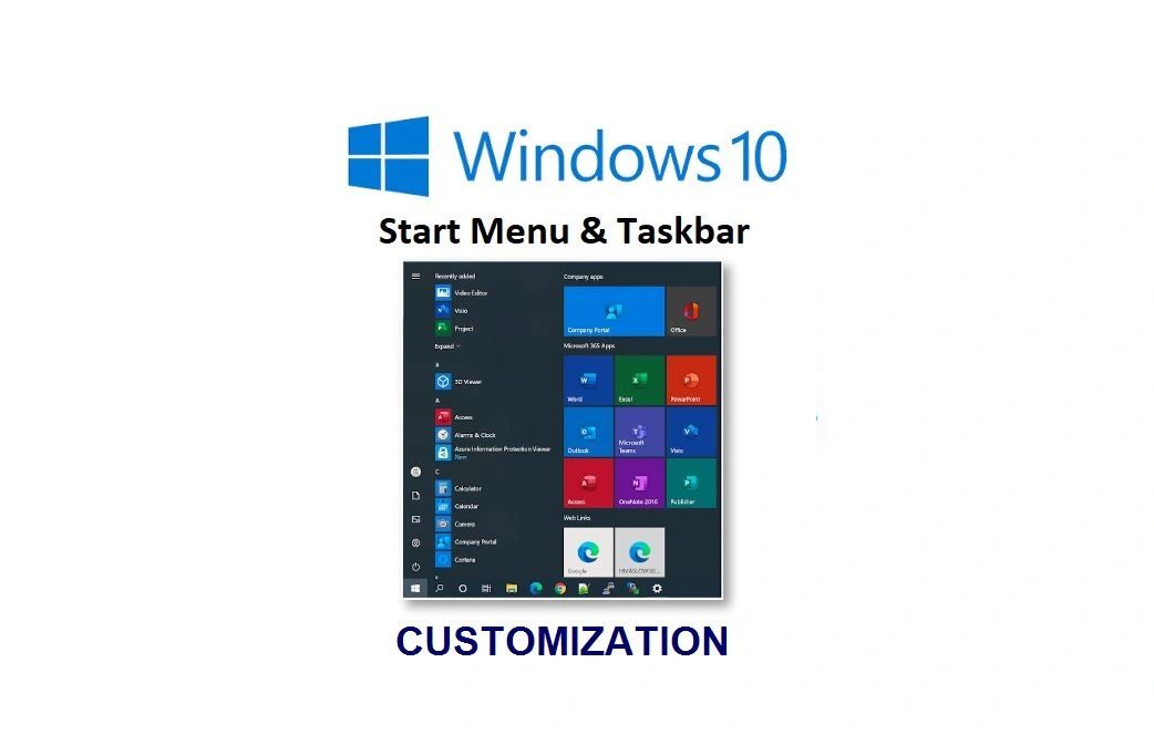 Customize Windows 10 Start Menu & Taskbar with MDM/UEM