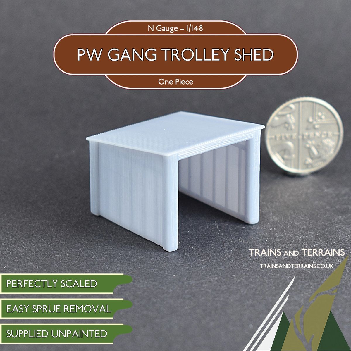 Platelayer's Trolley Shed - N Gauge (1/148)