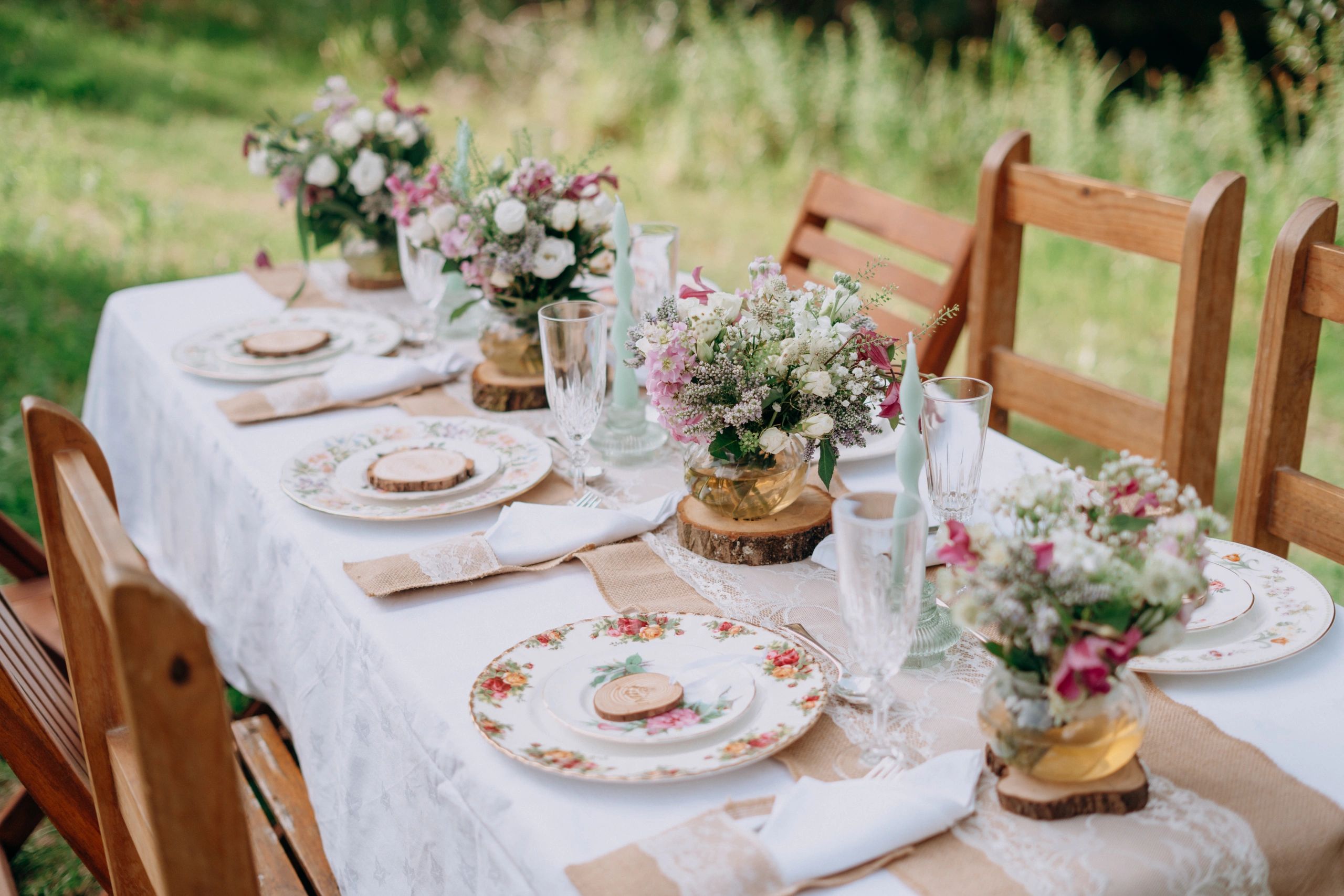 Vintage China Hire, Afternoon Tea Crockery Hire Oxfordshire