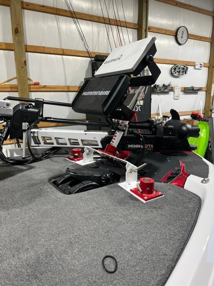 Single or Double Electronics Mount with folding bridge mount