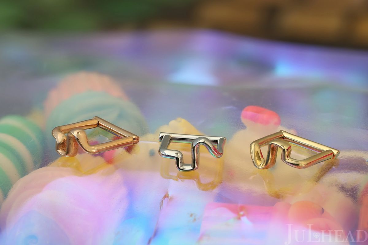 Skip the Line Paired Post Easy Ring (Orbital)