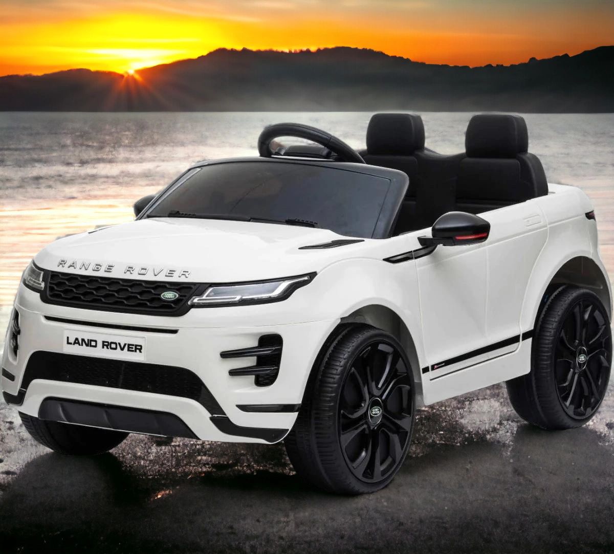 EX-DEMO: 12V Licensed Land Rover Evoque Electric Ride On Toy - White