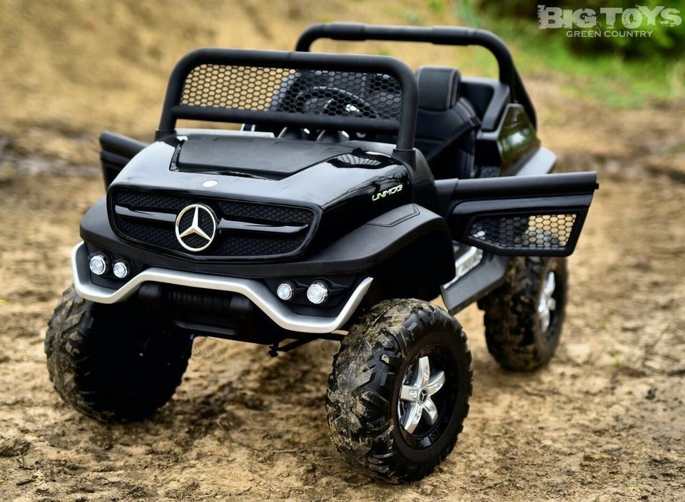 24v Licensed Mercedes Unimog 4WD Ride On UTV w/ Remote Control & Rubber ...