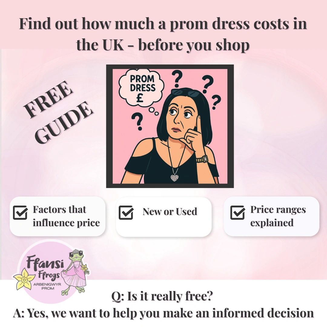How much does a prom dress cost in the UK?