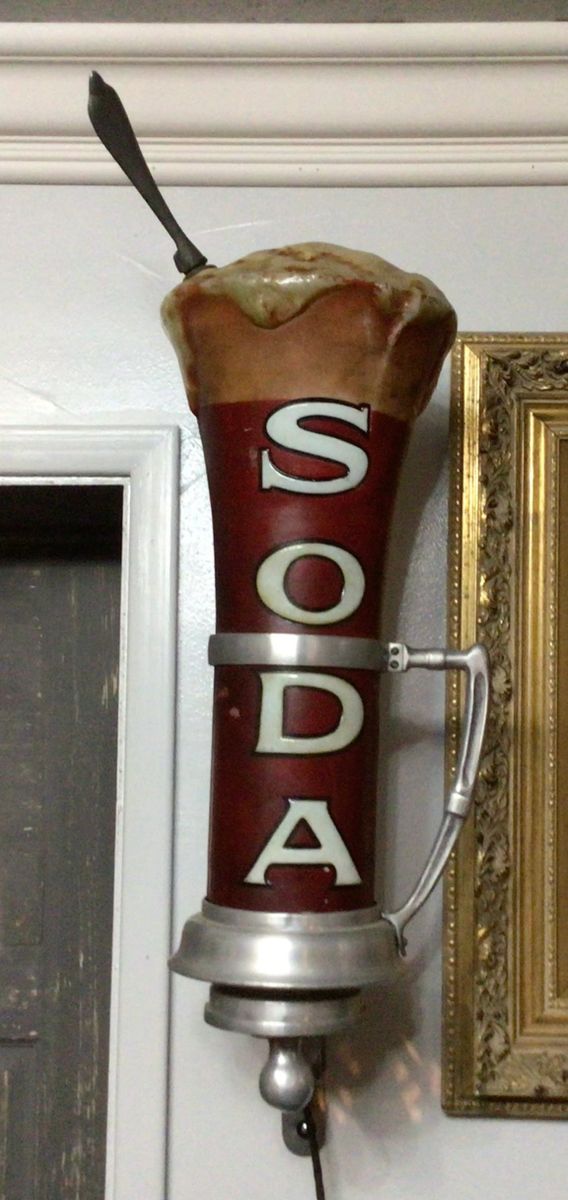 1920’s Soda Trade Sign extremely rare