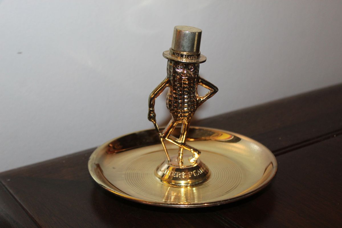 Mr. Peanut Gold Ashtray