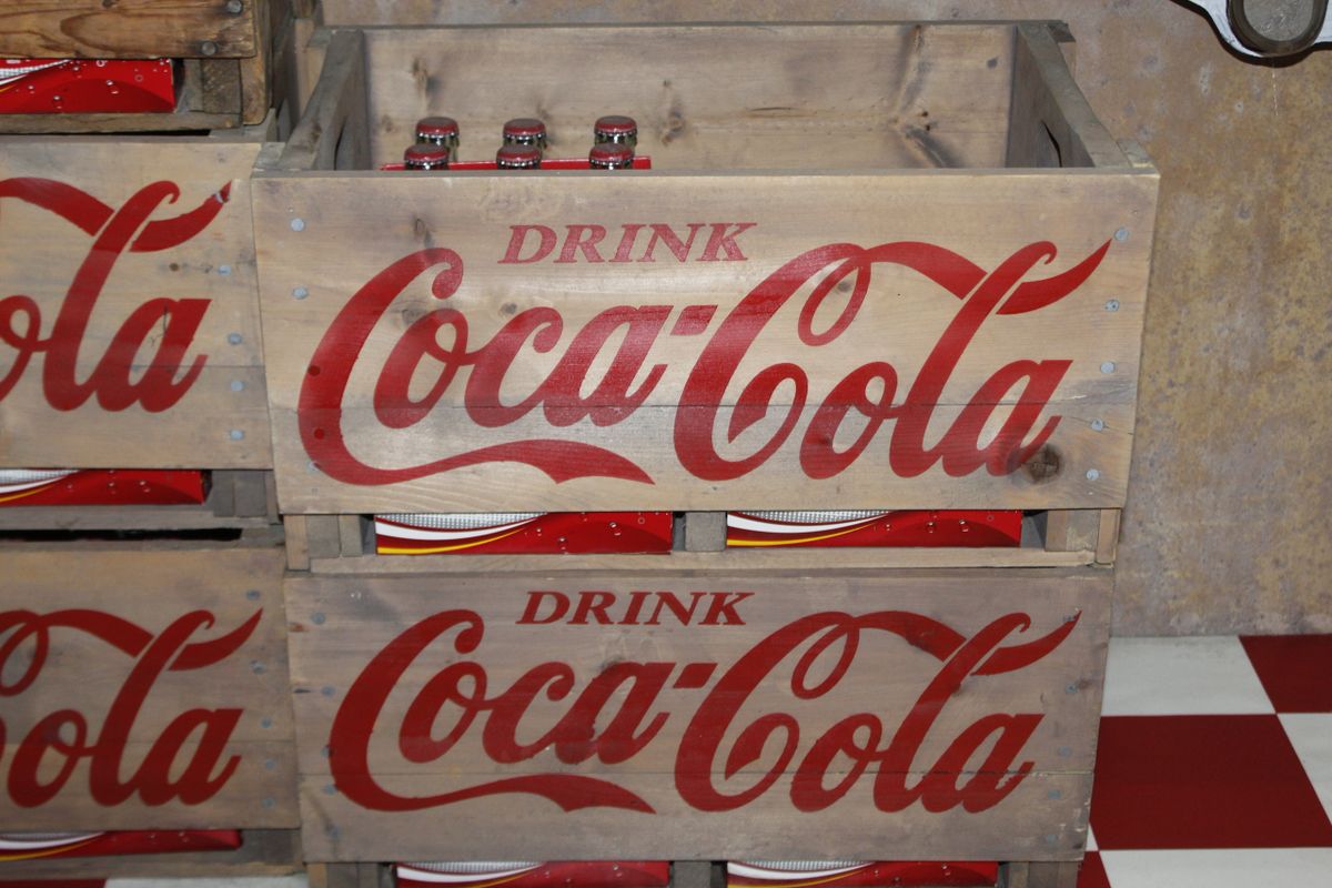 Coca-Cola Wooden Case