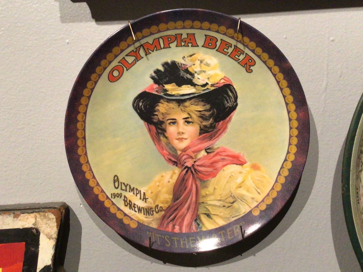 Olympia Beer Plate Reproduction