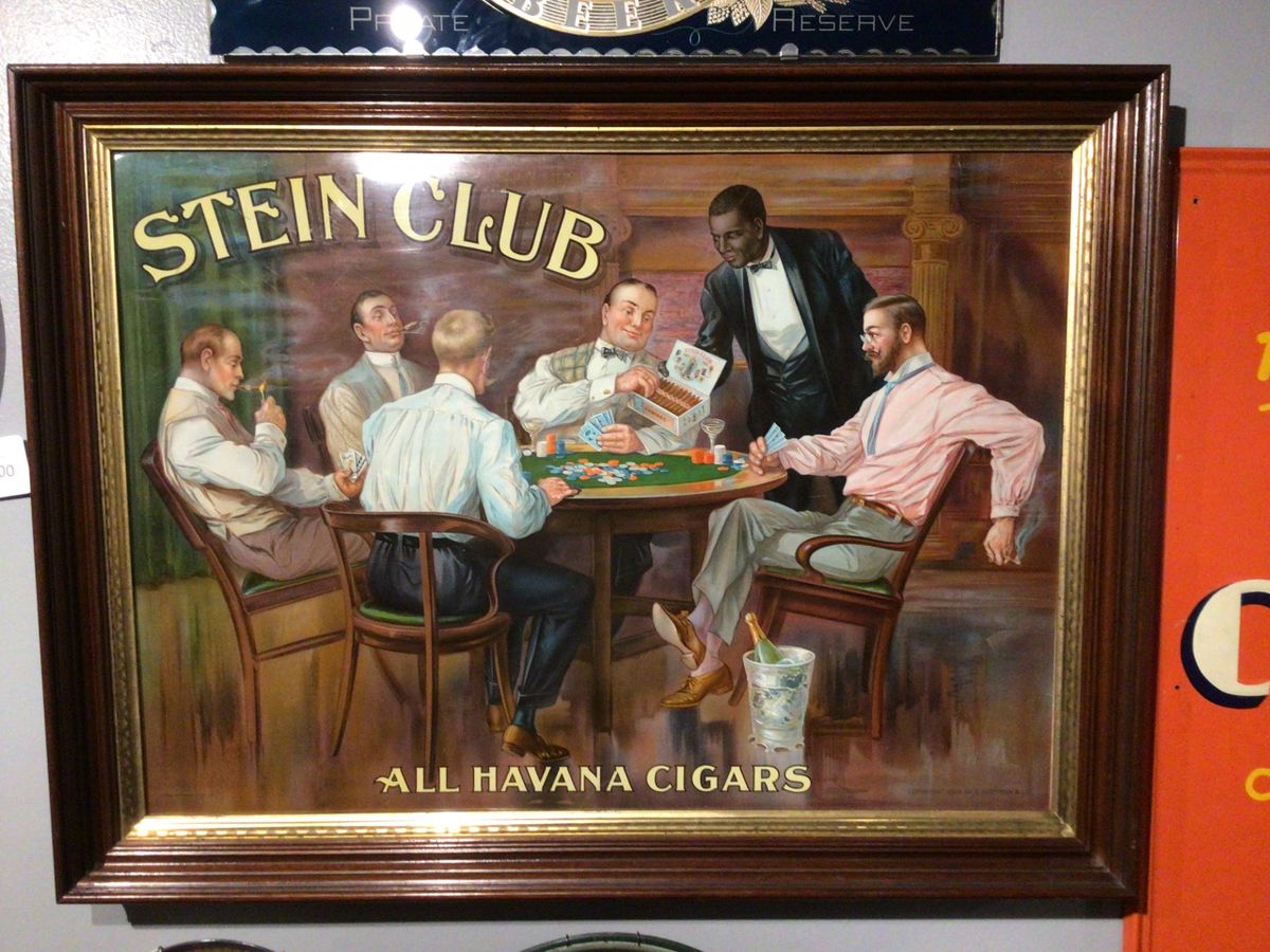 Stein Club Havana Cigar Framed Advertisement
