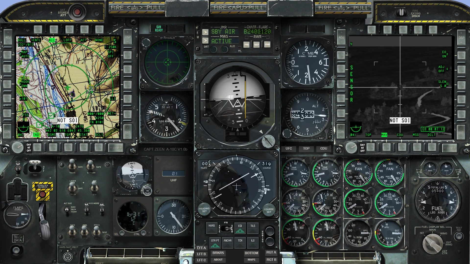 A10 Warthog Cockpit