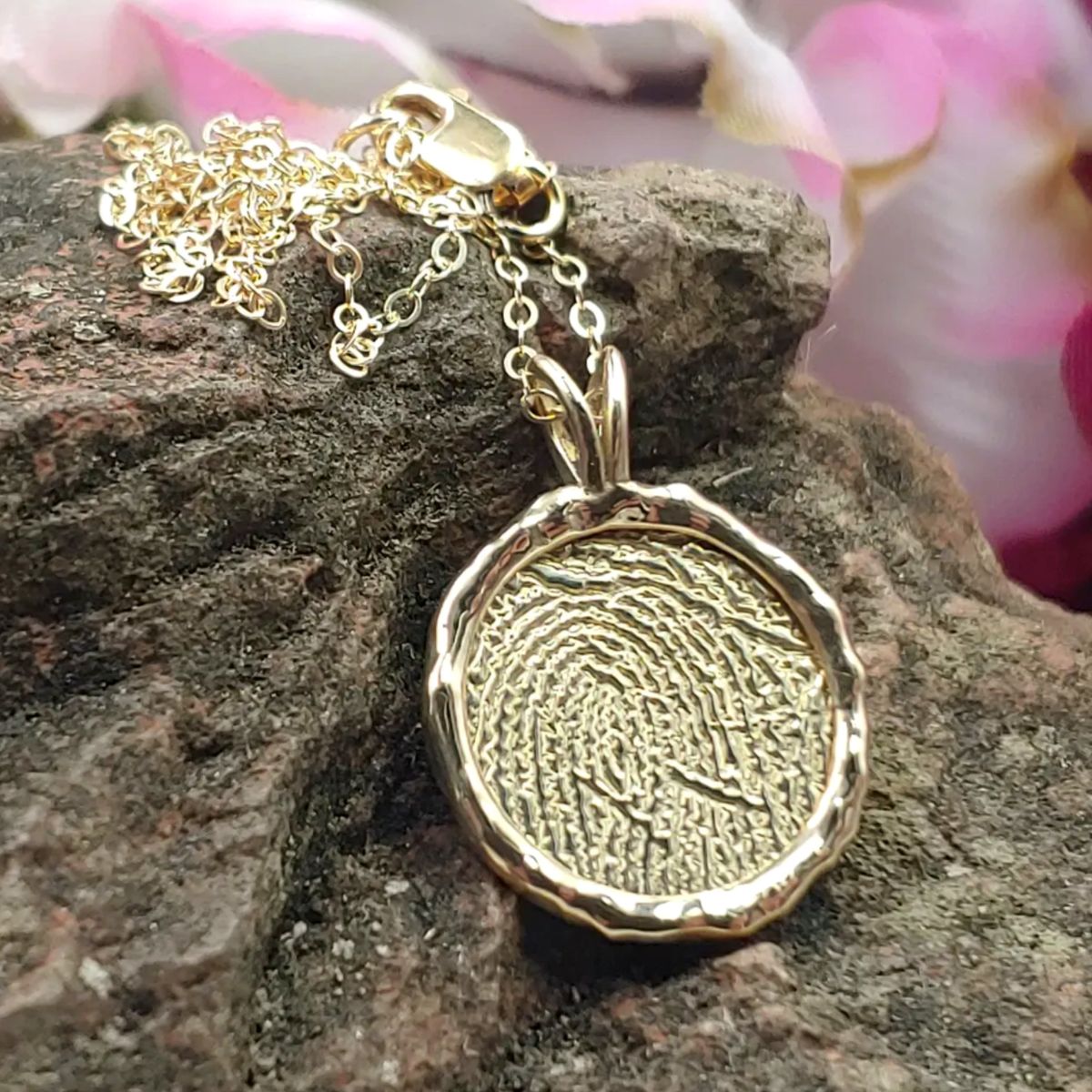 Wax Seal Fingerprint Pendant