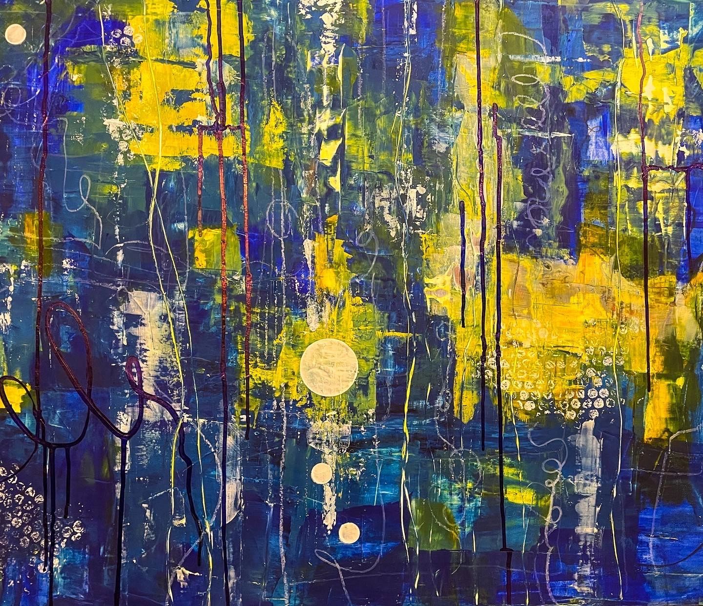 Allure of the Unpredictable: Cold Wax and Oil Abstract Paintings