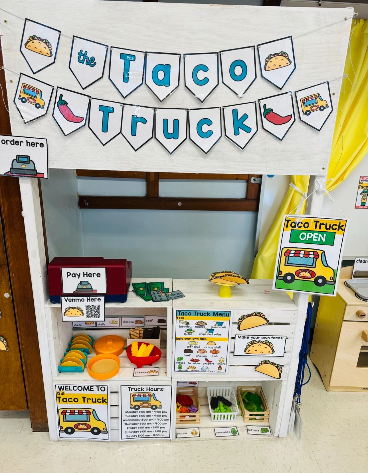 Taco Truck Dramatic Play for Preschool (Cinco de Mayo Fun!)