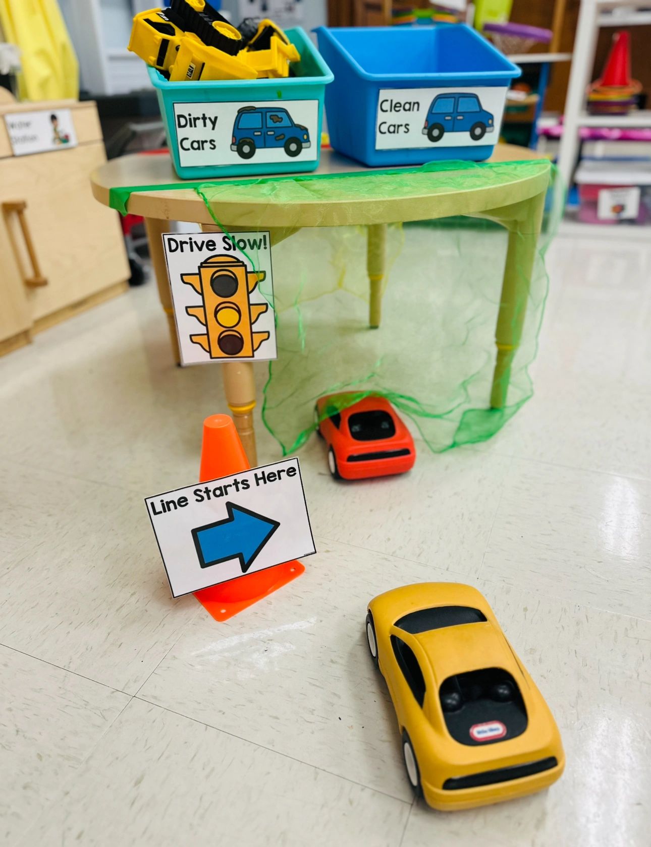 Car Wash Dramatic Play Ideas for Indoor & Outdoor Fun