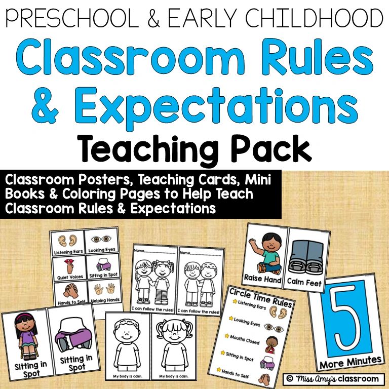 How to Teach Preschool Rules and Routines Using Visual Supports