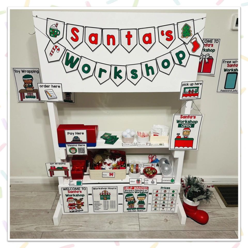 Create a Magical North Pole with Santa’s Workshop Dramatic Play