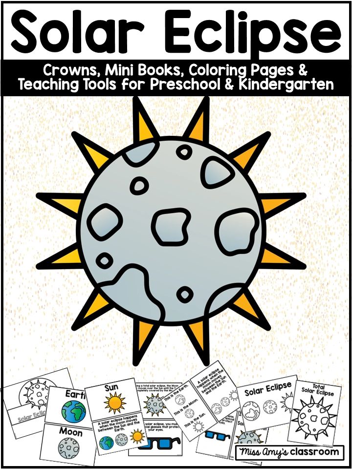 Preschool Solar Eclipse 2024 Activities