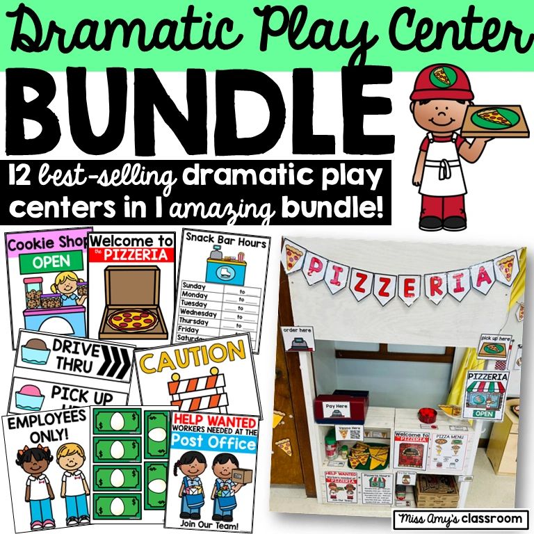 Year-Round Dramatic Play Printables for Preschool & Kindergarten