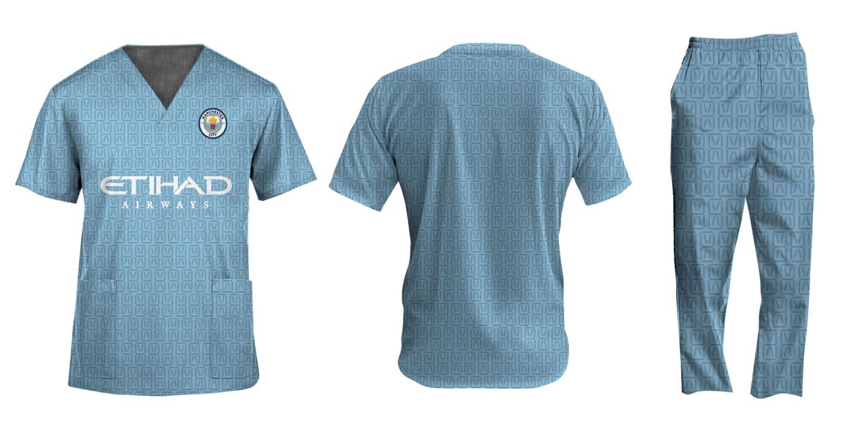 PIJAMA MÉDICA MANCHESTER CITY 2023