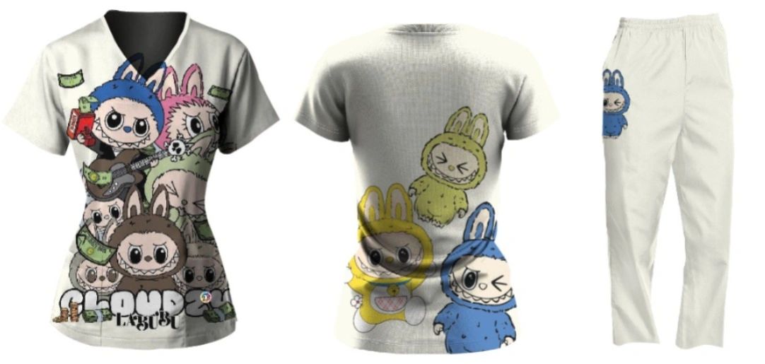 PIJAMA MÉDICA LABUBU